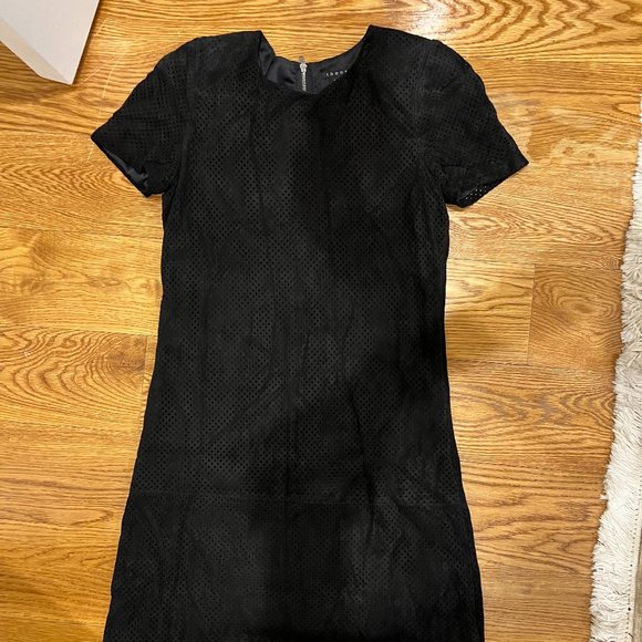 Theory | Dresses | Theory Perforated Suede Dress | Poshmark